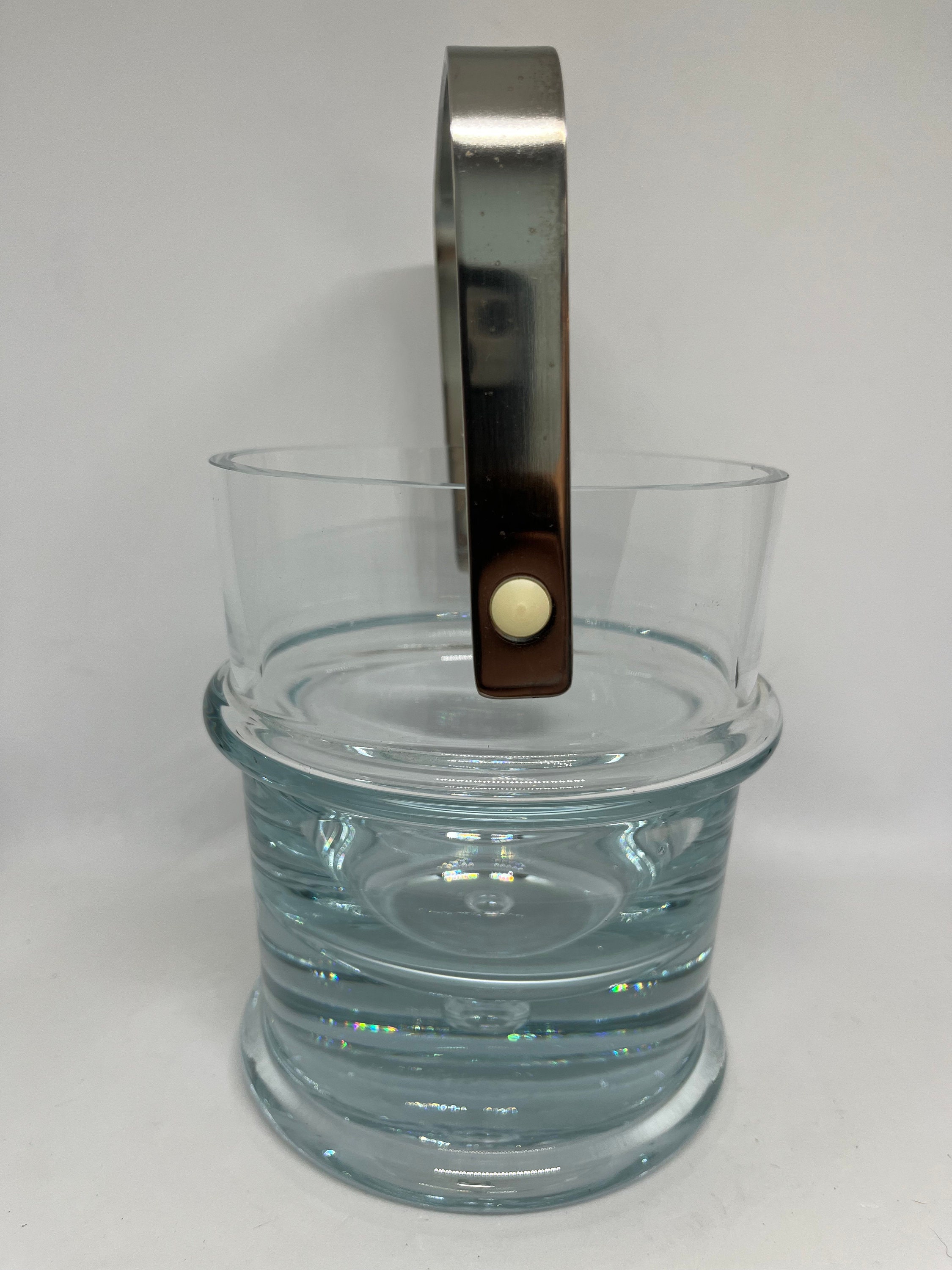 Holmegaard Ice Bucket, Regiment Series, Large MINT Blown Light Blue ...