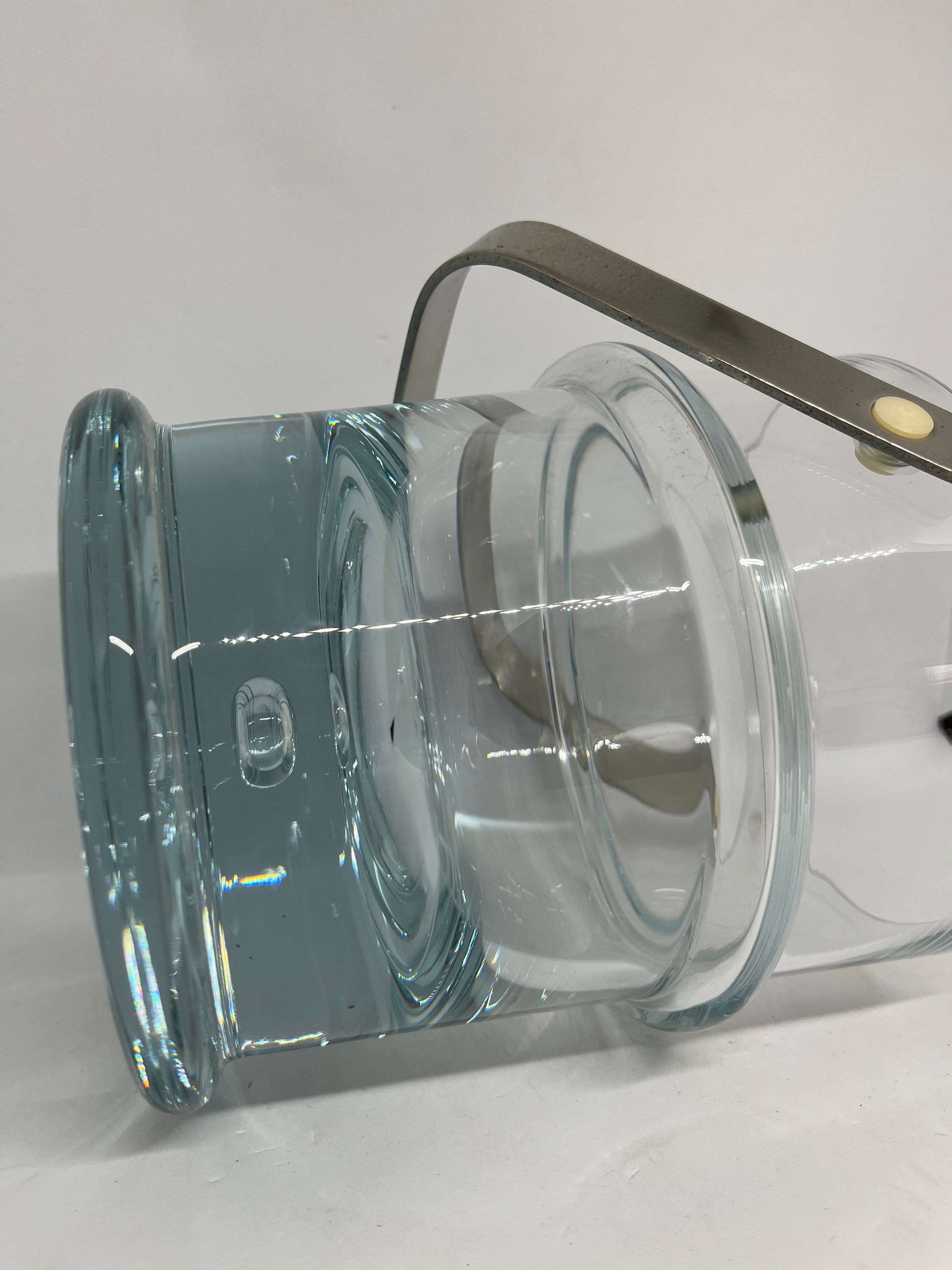 Holmegaard Ice Bucket, Regiment Series, Large MINT Blown Light Blue ...