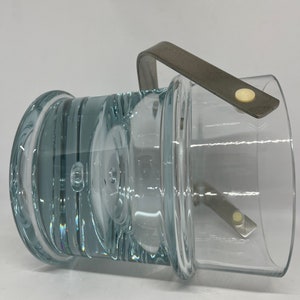 Holmegaard Ice Bucket, Regiment Series, Large MINT Blown Light Blue ...