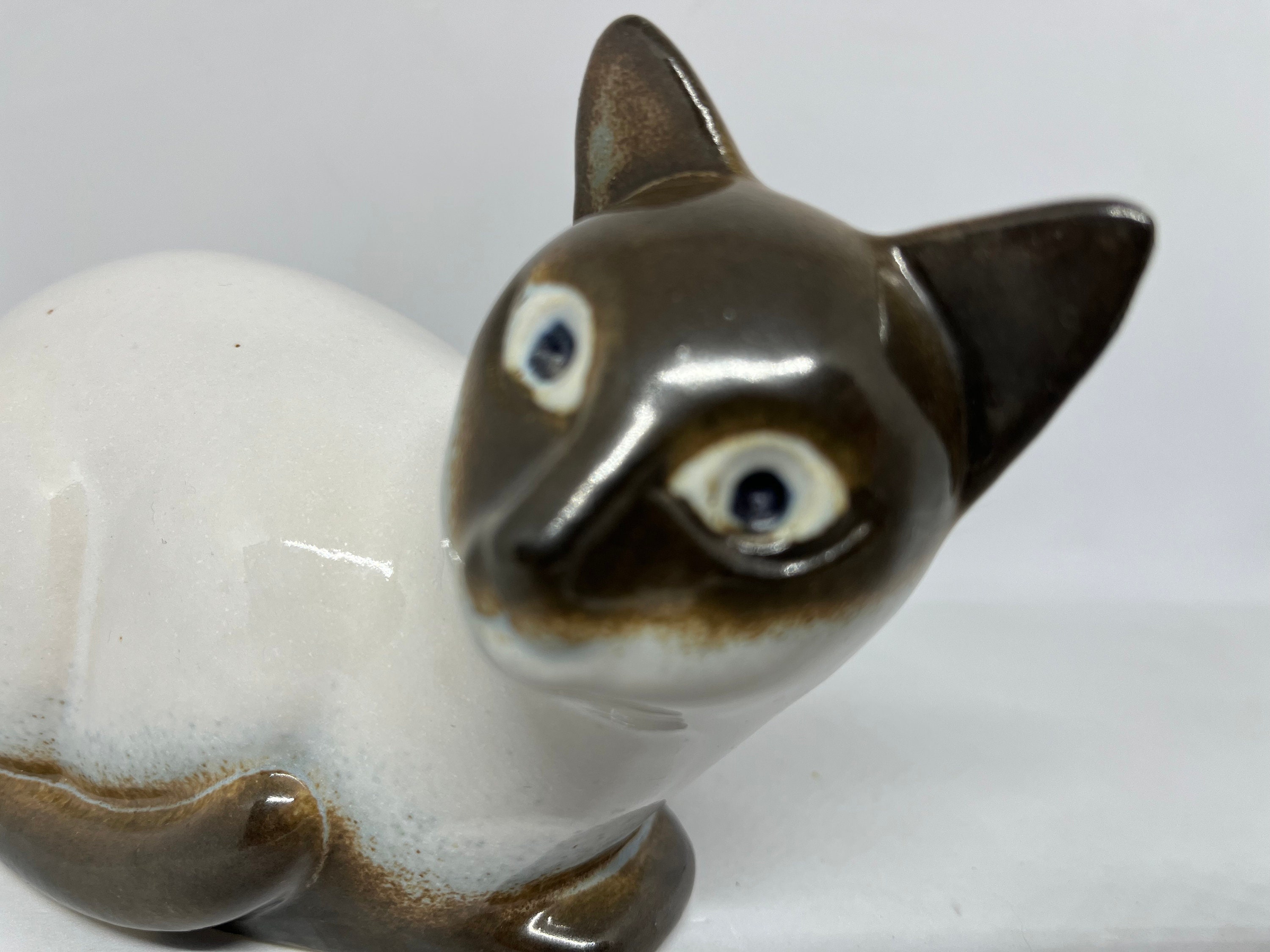 EGO Ceramics Siamese Cat, Heinz Schlichting Rare Figurine MINT, for Ego ...