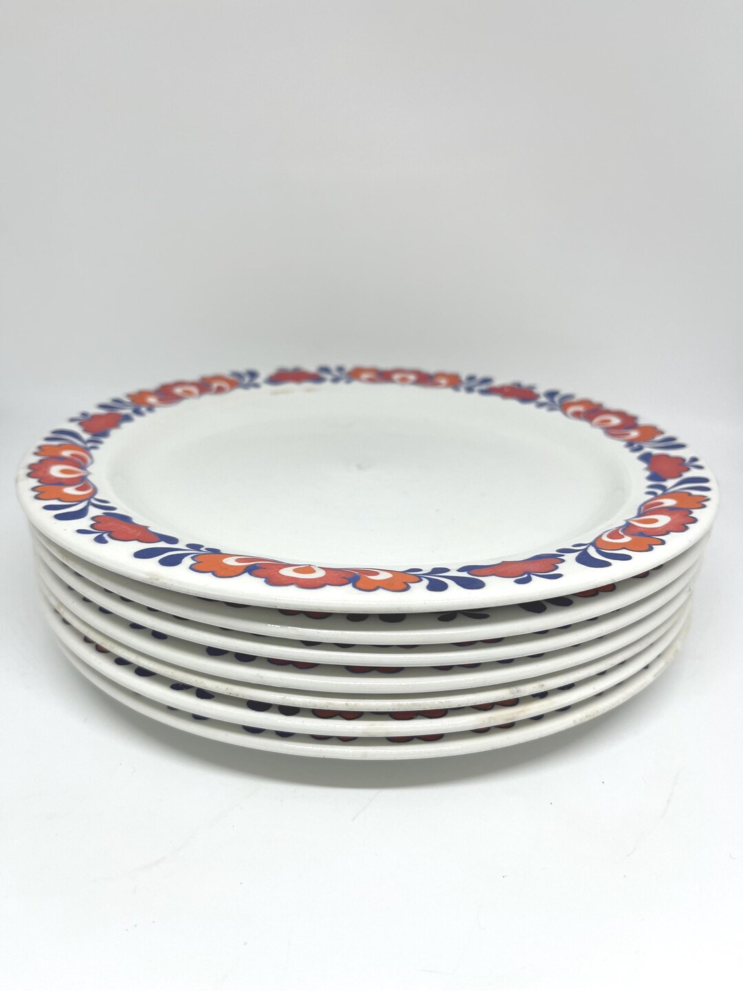 Egersund Oslo Plates, Set of 7 Very Rare 20,5 Cm Plates, Designed by ...
