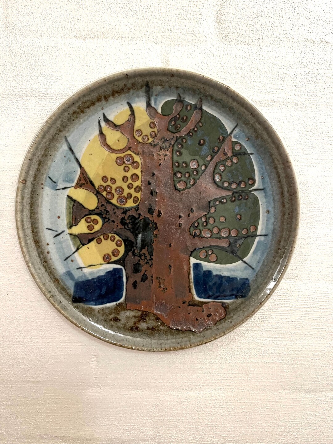 Rorstrand Ceramic Wall Plate by Gösta Millberg, Handmade Ceramic Wall ...