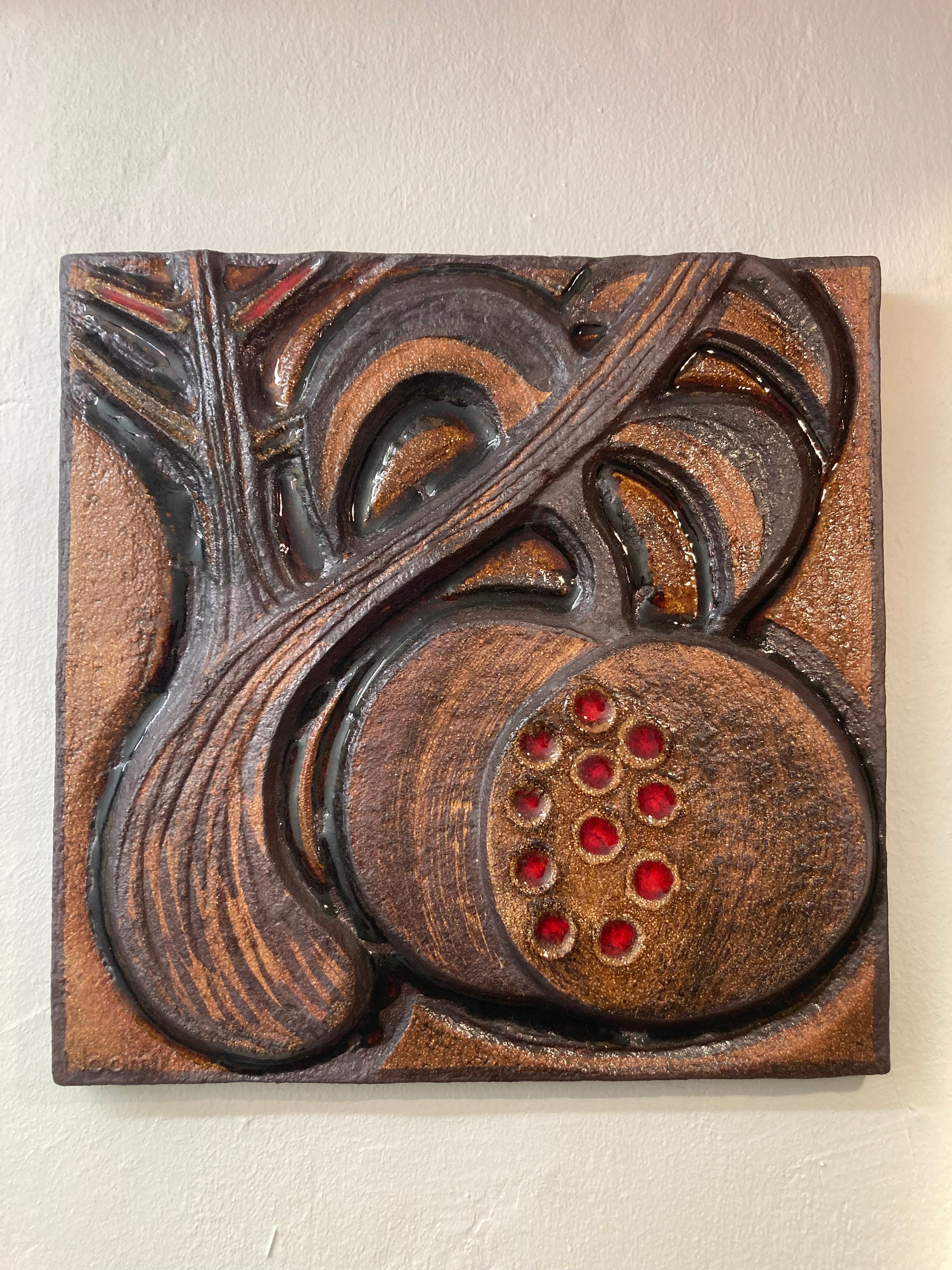 Soholm Ceramic Wall Plate Large Ceramic Wall Plate Number - Etsy