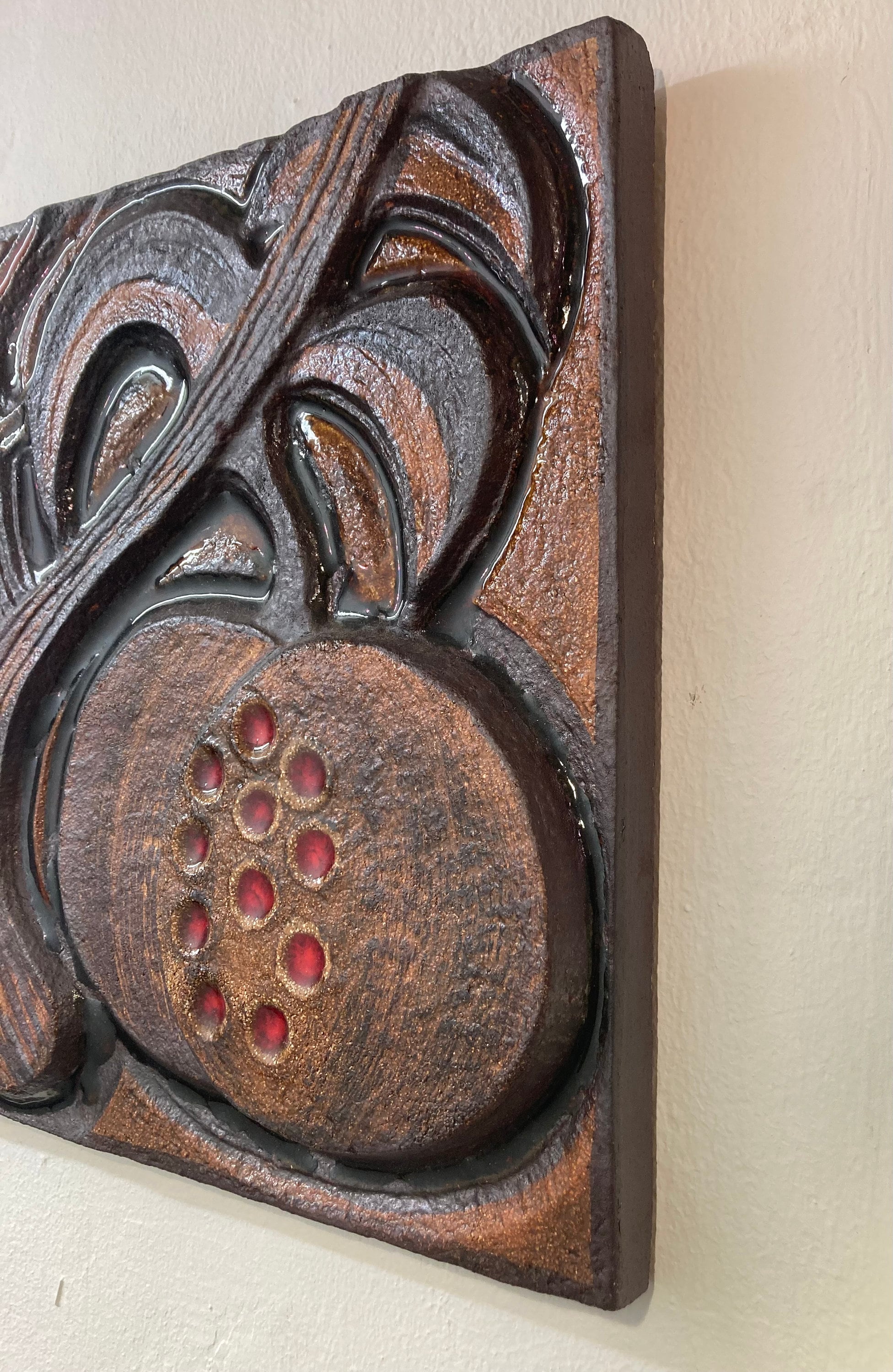 Soholm Ceramic Wall Plate Large Ceramic Wall Plate Number - Etsy