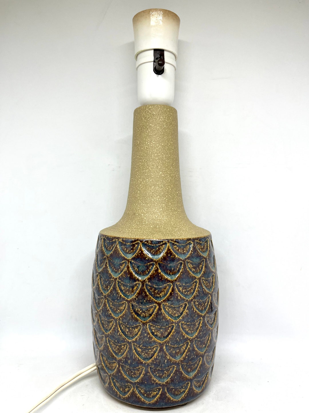 Soholm Table Lamp, Rare "pineapple" Design by Erling Mortensen, Table ...