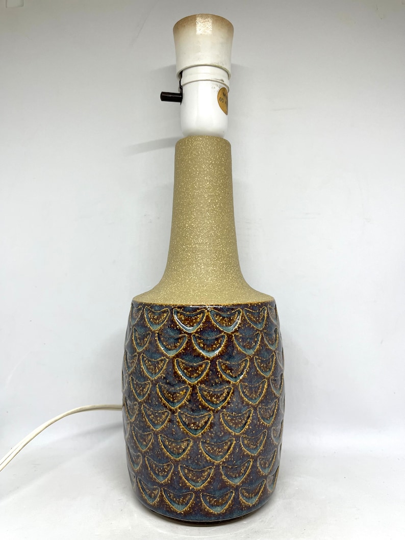 Soholm Table Lamp, Rare "pineapple" Design by Erling Mortensen, Table ...