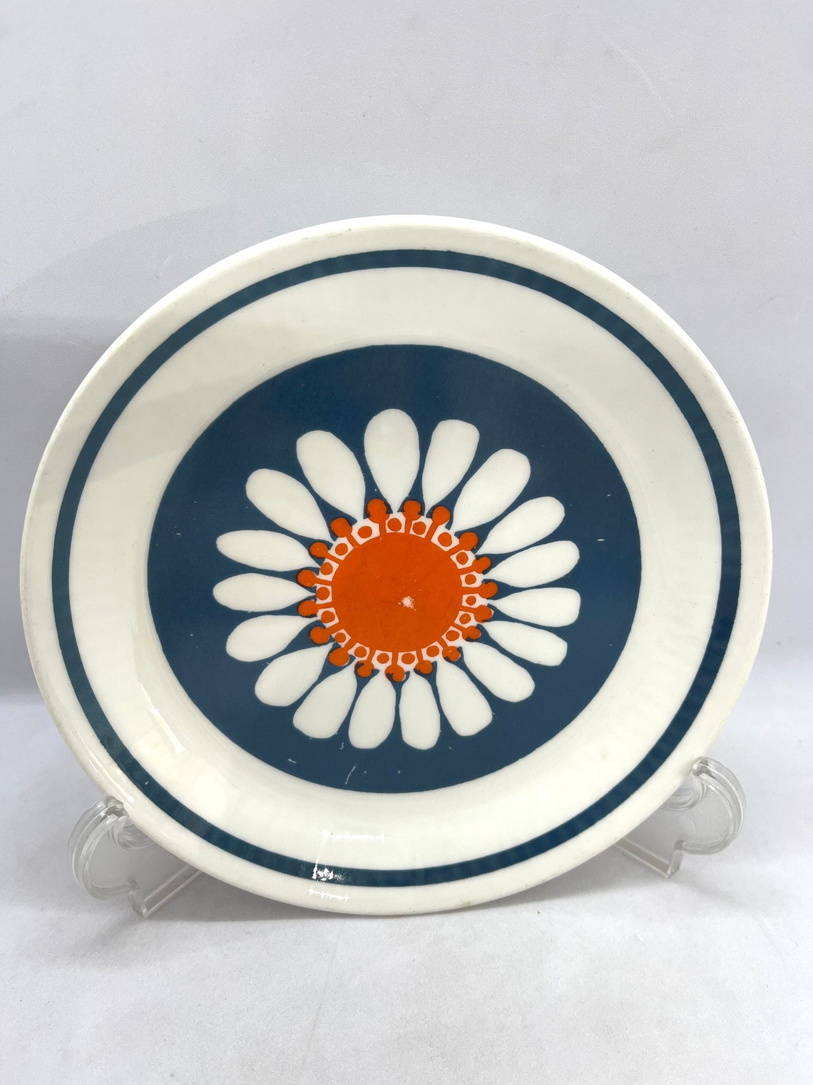 Figgjo Daisy Cake Plates, Set of Five 17 Cm Cake / Breakfast/ Dessert ...