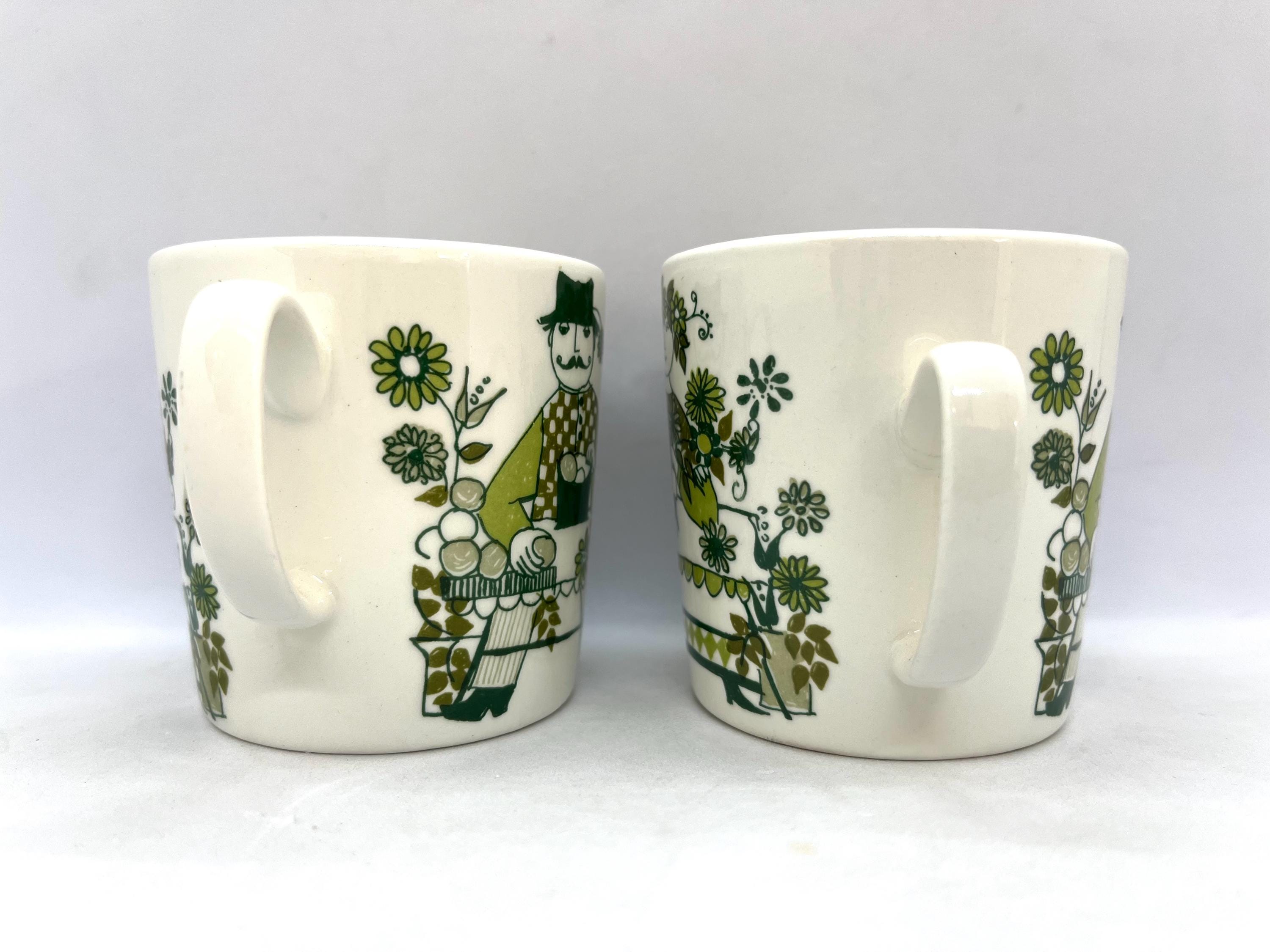 Figgjo Market Coffee Duo Sets, Mint Condition 2 X Market Coffee Cup ...