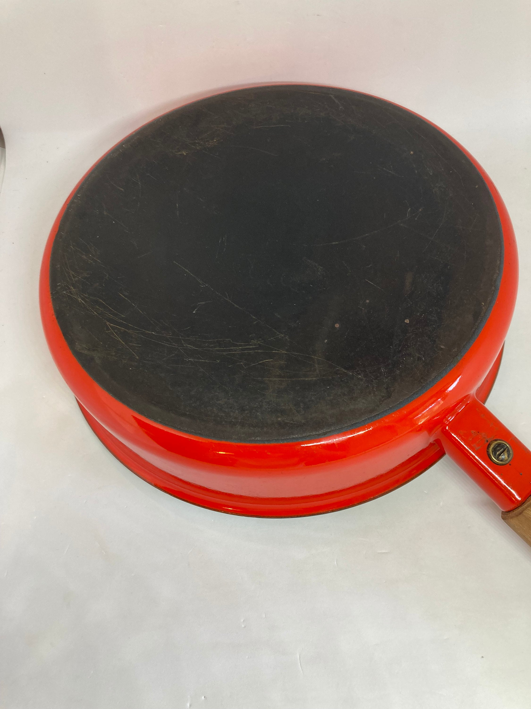 Arabia Finel Original Red Enamel Large Steel Pan With Lid - Etsy