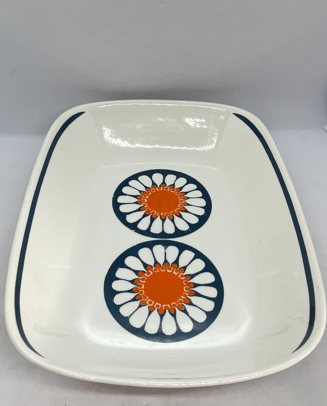 Figgjo Daisy Dish / Bowl, Oval Deep Serving Dish or Bowl, Designed by ...