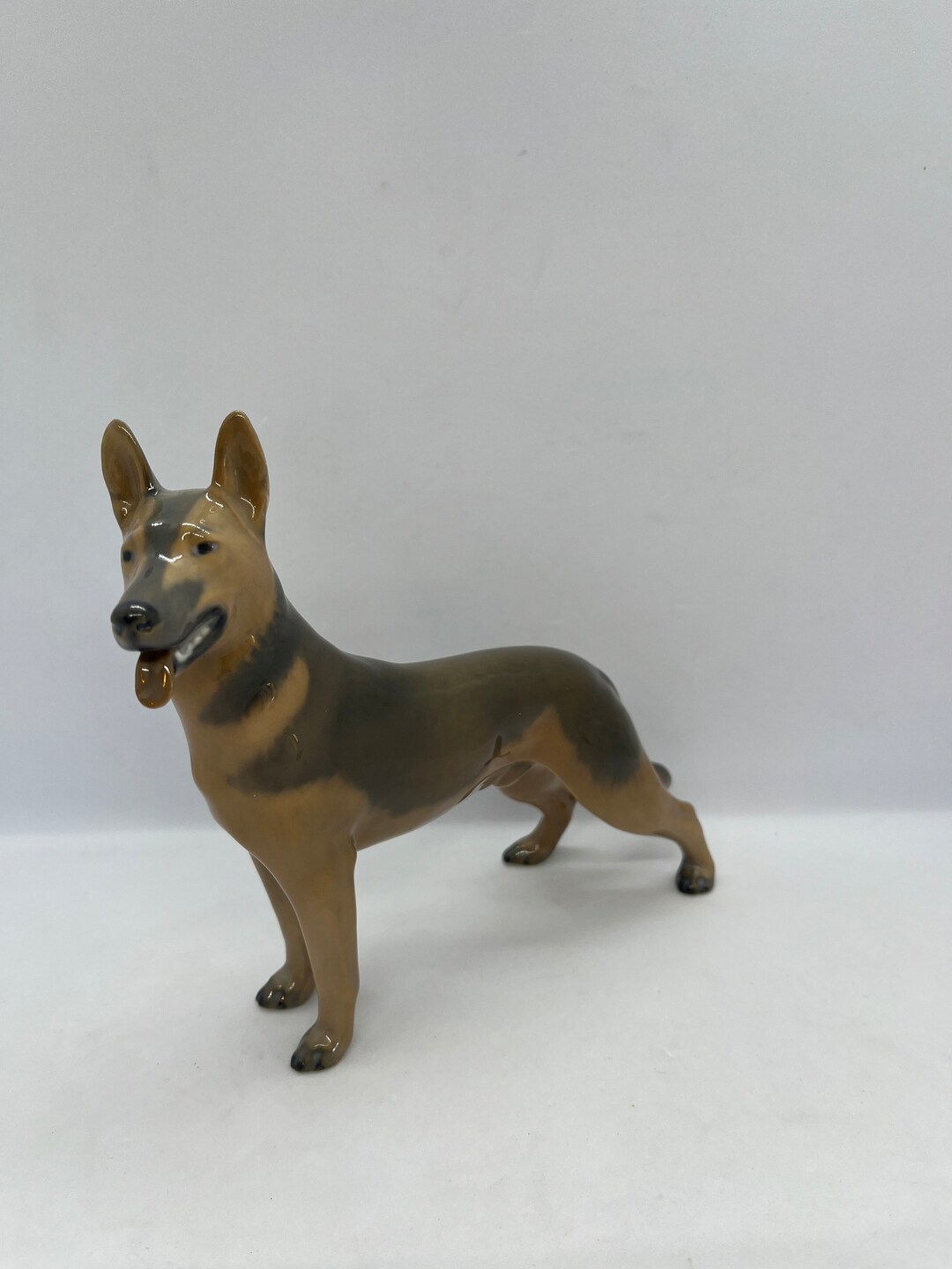 Royal Copenhagen German Shepherd Dog Figurine Number 3261, Rare Early ...