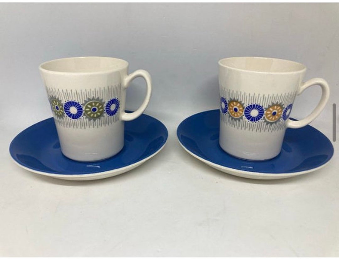 Figgjo Coffe Cup Duo, Two Different Color Variations, Very Rare ...