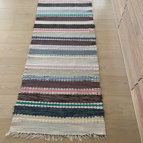 Scandinavian Rag Rug - Etsy