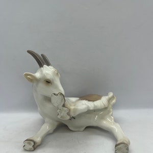 Bing and Grondahl Goat Figurine, Antique Danish Porcelain Goat MINT ...
