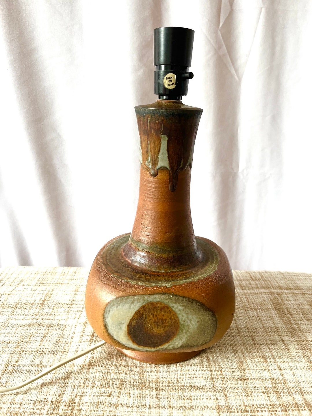 Axella Ceramic Table Lamp, Stunning LARGE Ceramic Table Lamp by Jette ...