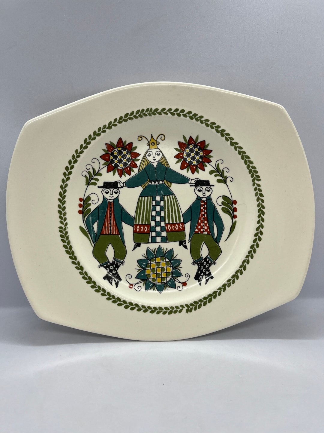 Figgjo Saga MINT Oval Serving / Display Plate, Turi Gramstad Oliver ...
