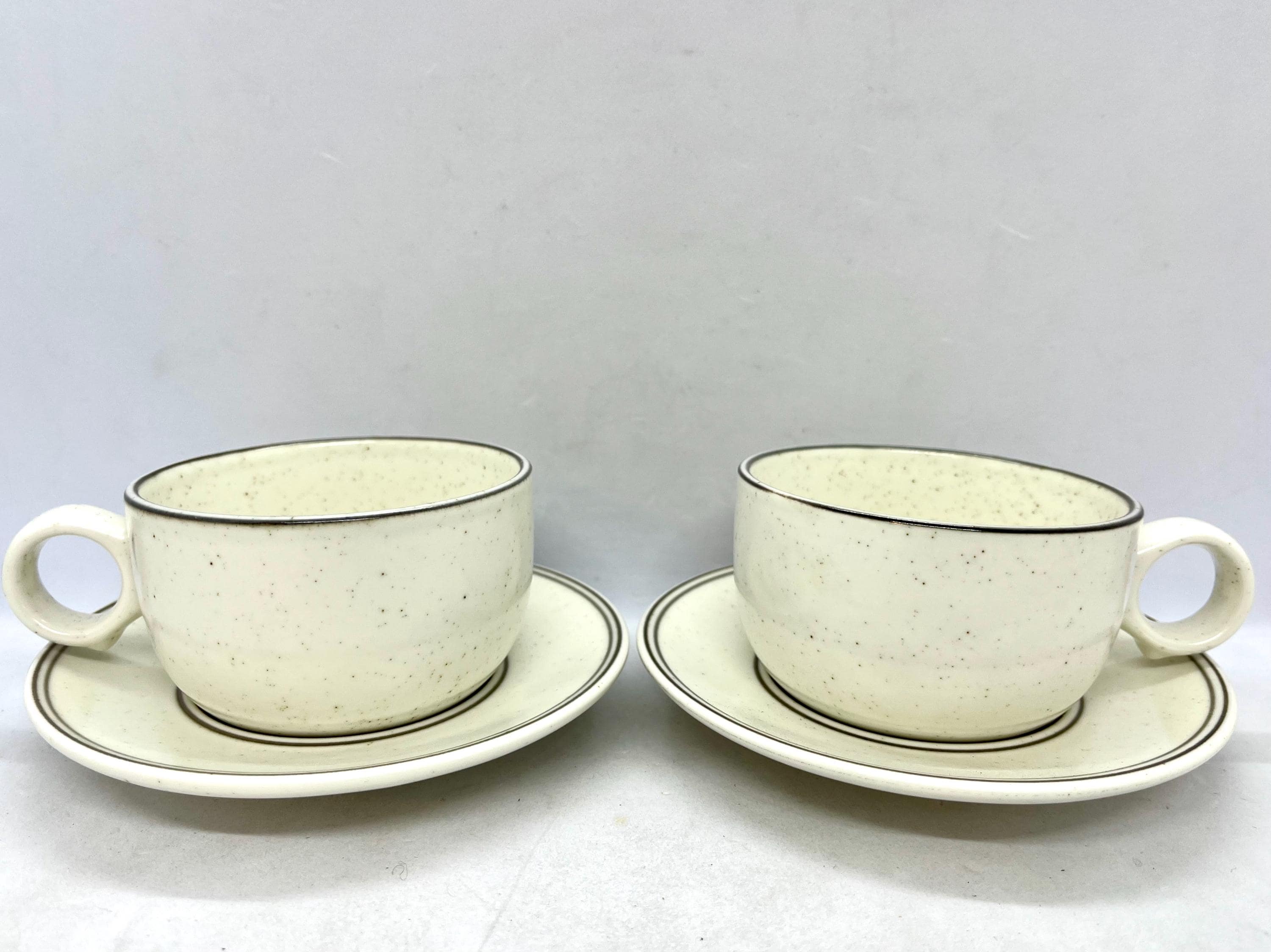 Stig Lindberg Arabia Birka Tea / Coffee Duo Sets, 2 X Mint Condition ...