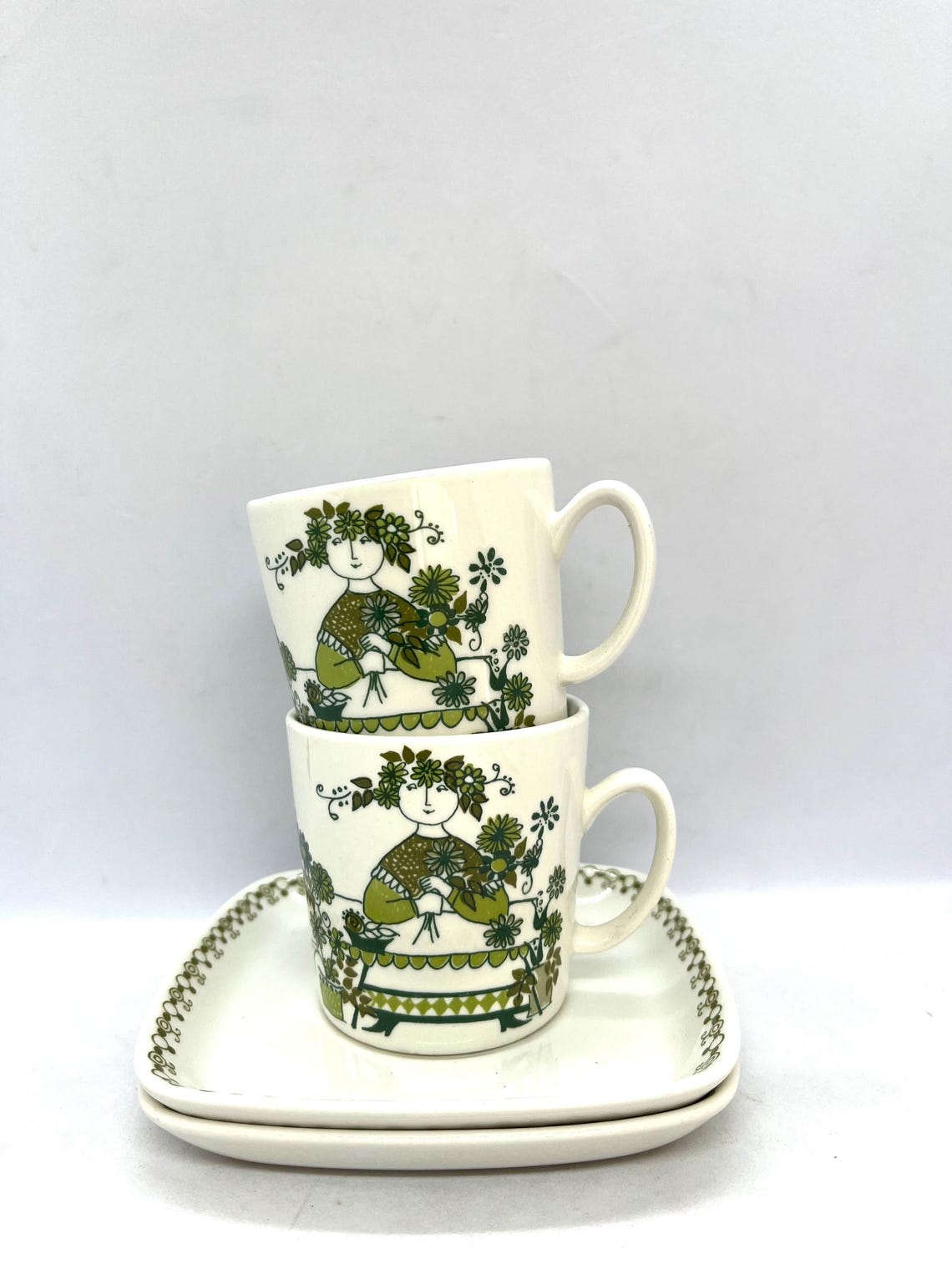 Figgjo Market Coffee Duo Sets, Mint Condition 2 X Market Coffee Cup ...