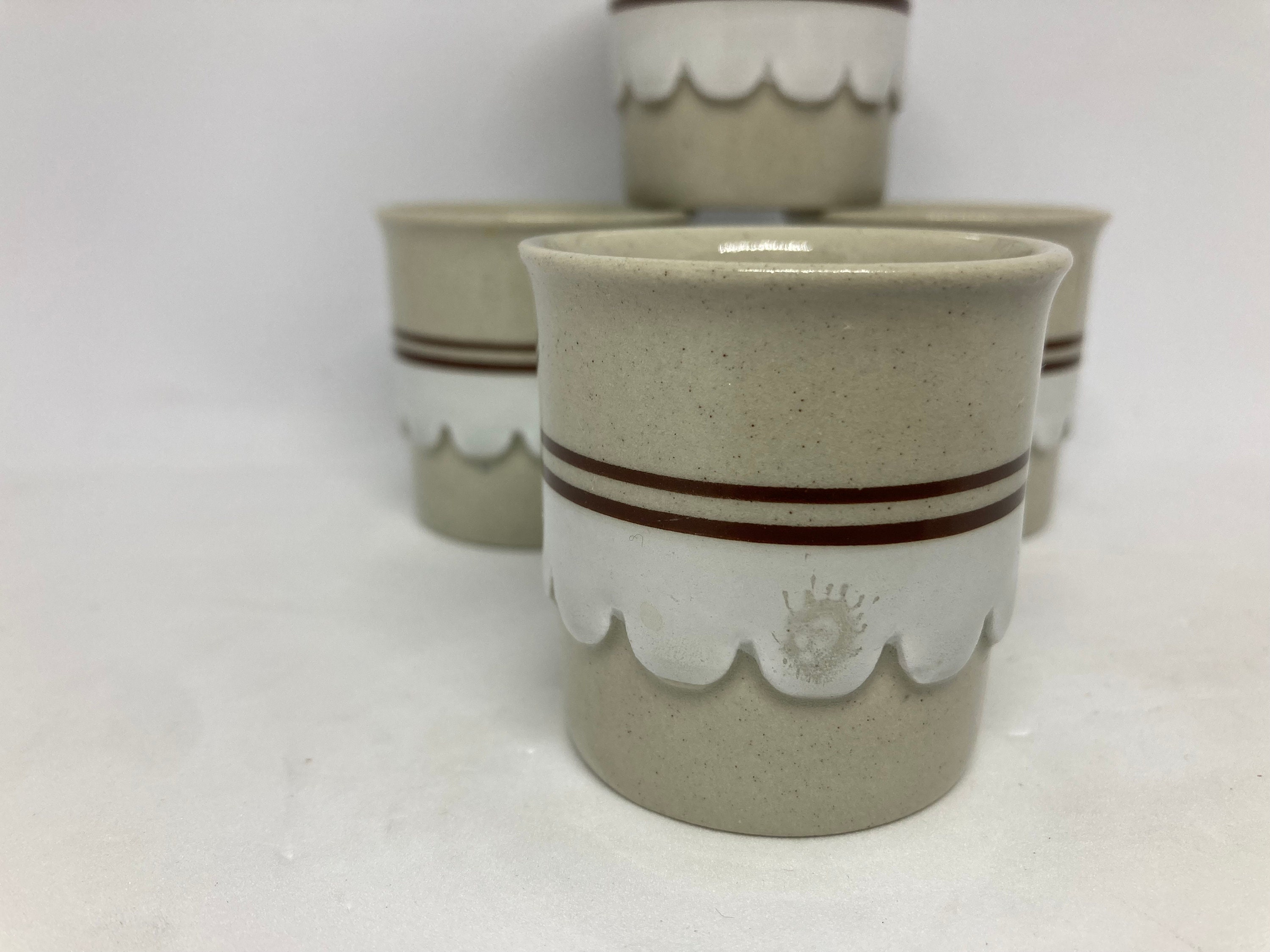 Höganäs Matilda Set of 4 Very Rare Egg Cups, Ann Jansson Swedish ...