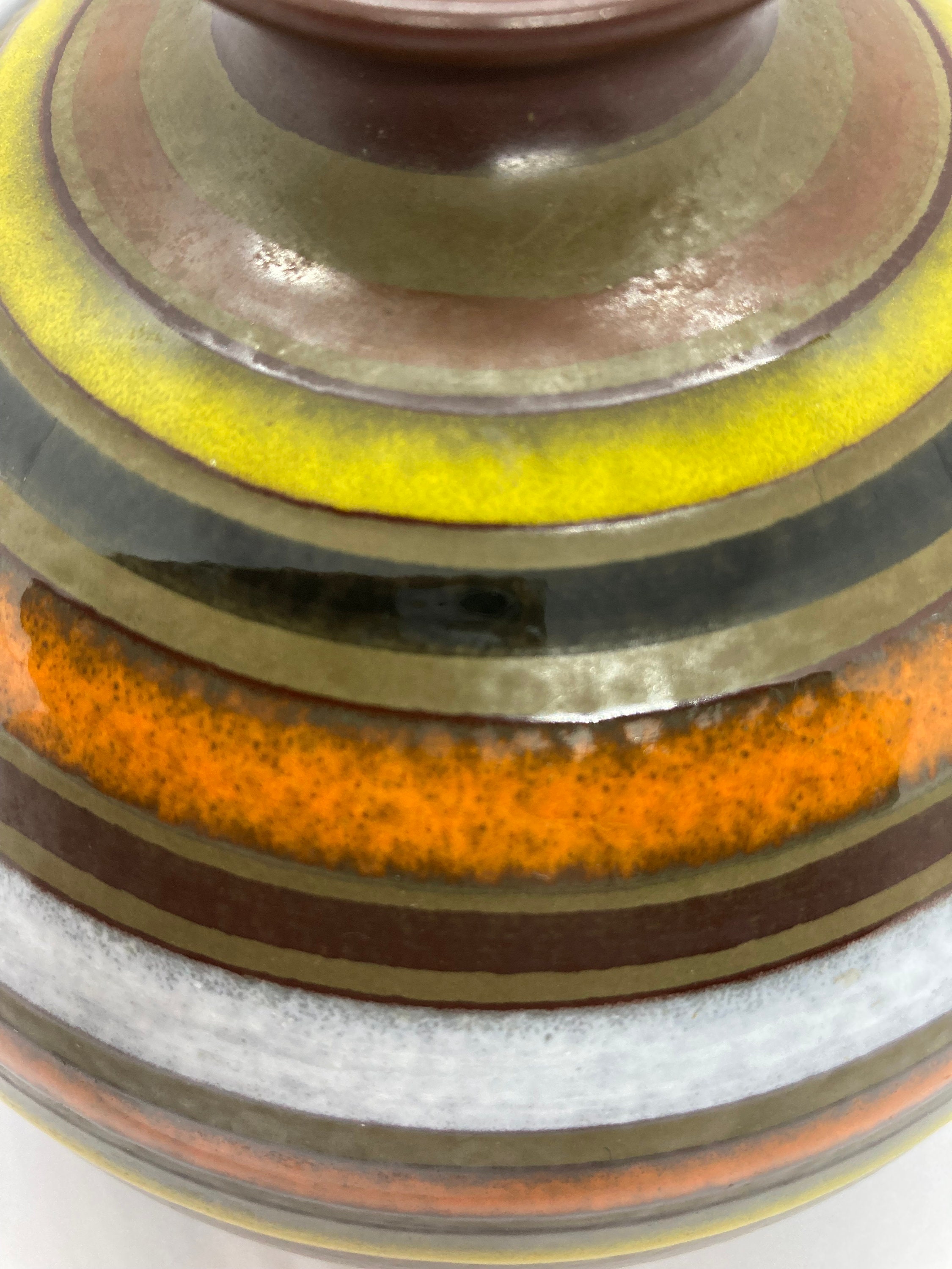 Bitossi Ball Vase Fascie Colorate Aldo Londi Vintage Italian - Etsy