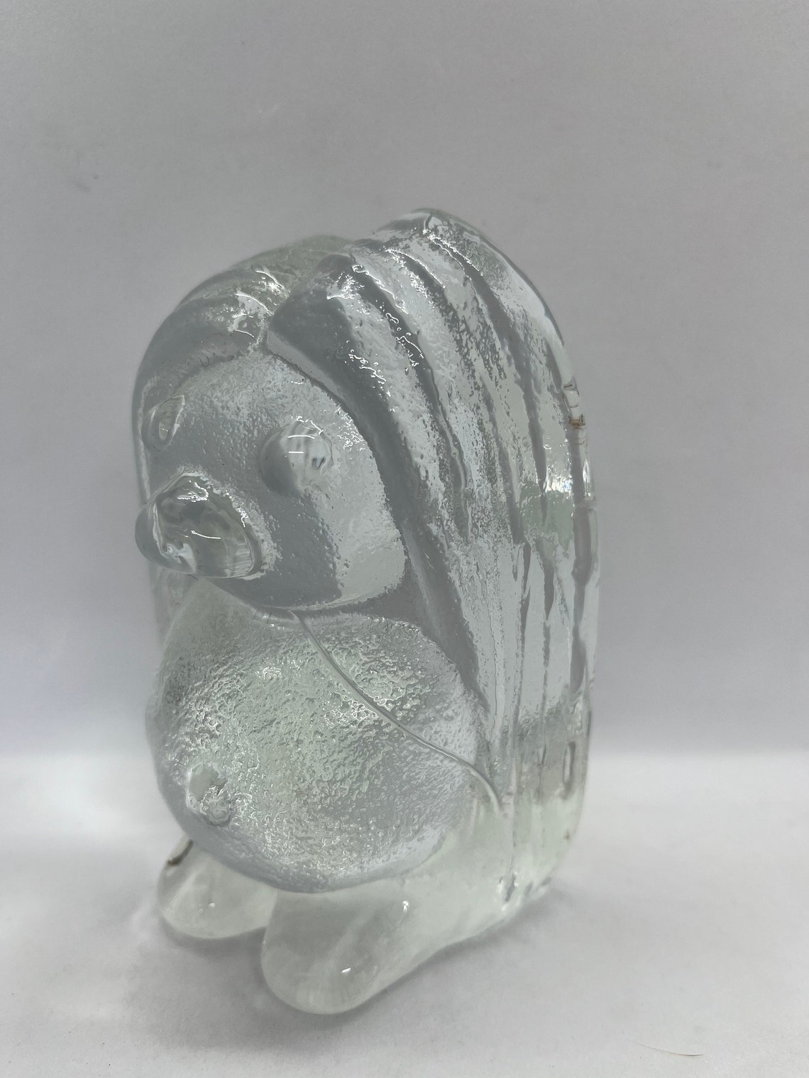 Bergdala Troll Family Heavy Glass, Vintage Glass Troll Sculptures ...