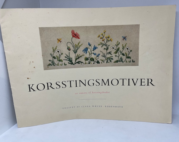 Danish Cross Stitch Patterns, "110 Patterns for Cross Stitch" Clara ...