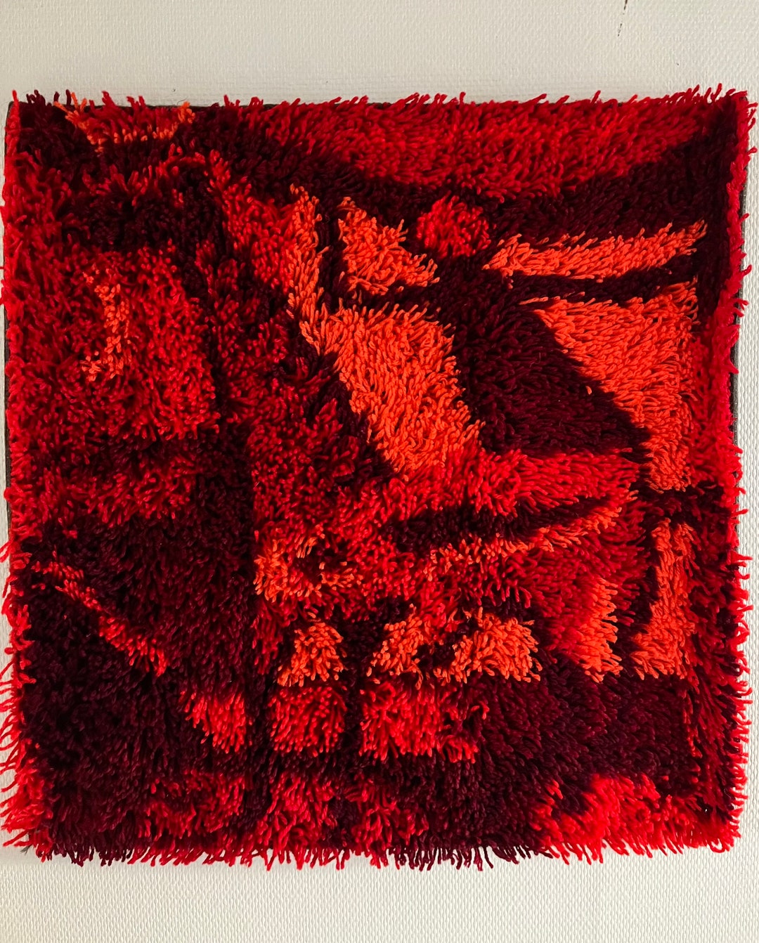 Danish Ege Rya Rug/ Tapestry 100% Wool Original Tag Original - Etsy