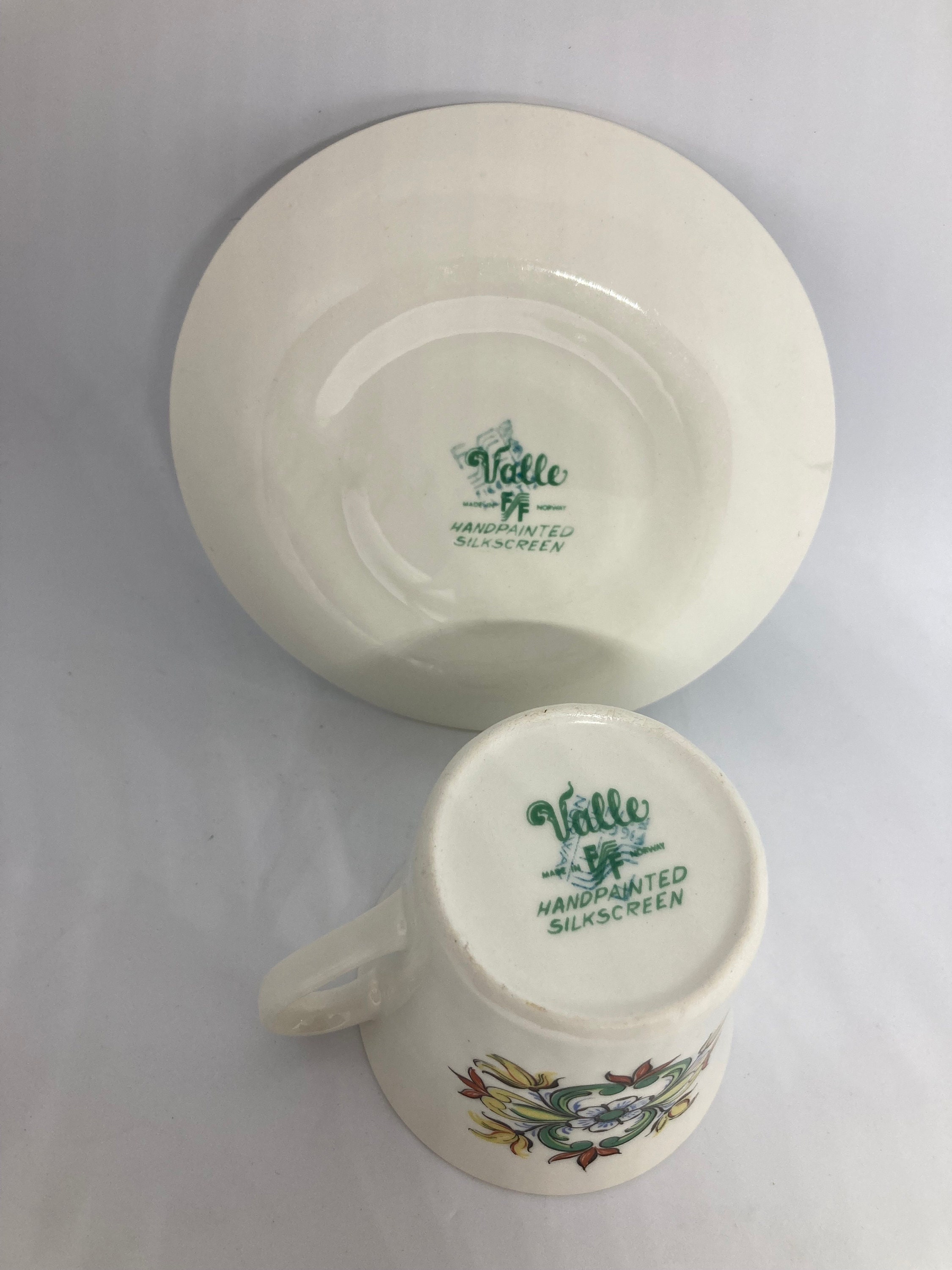 Figgjo Valle RARE Coffee Cup Duos Norwegian Design Rolf - Etsy