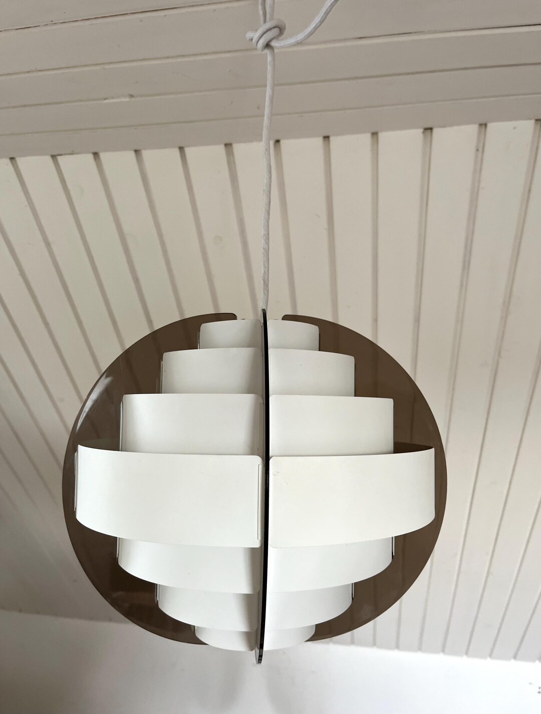 Danish Design Lamp Strips, Smoke Acrylic Frame With White Strips ...