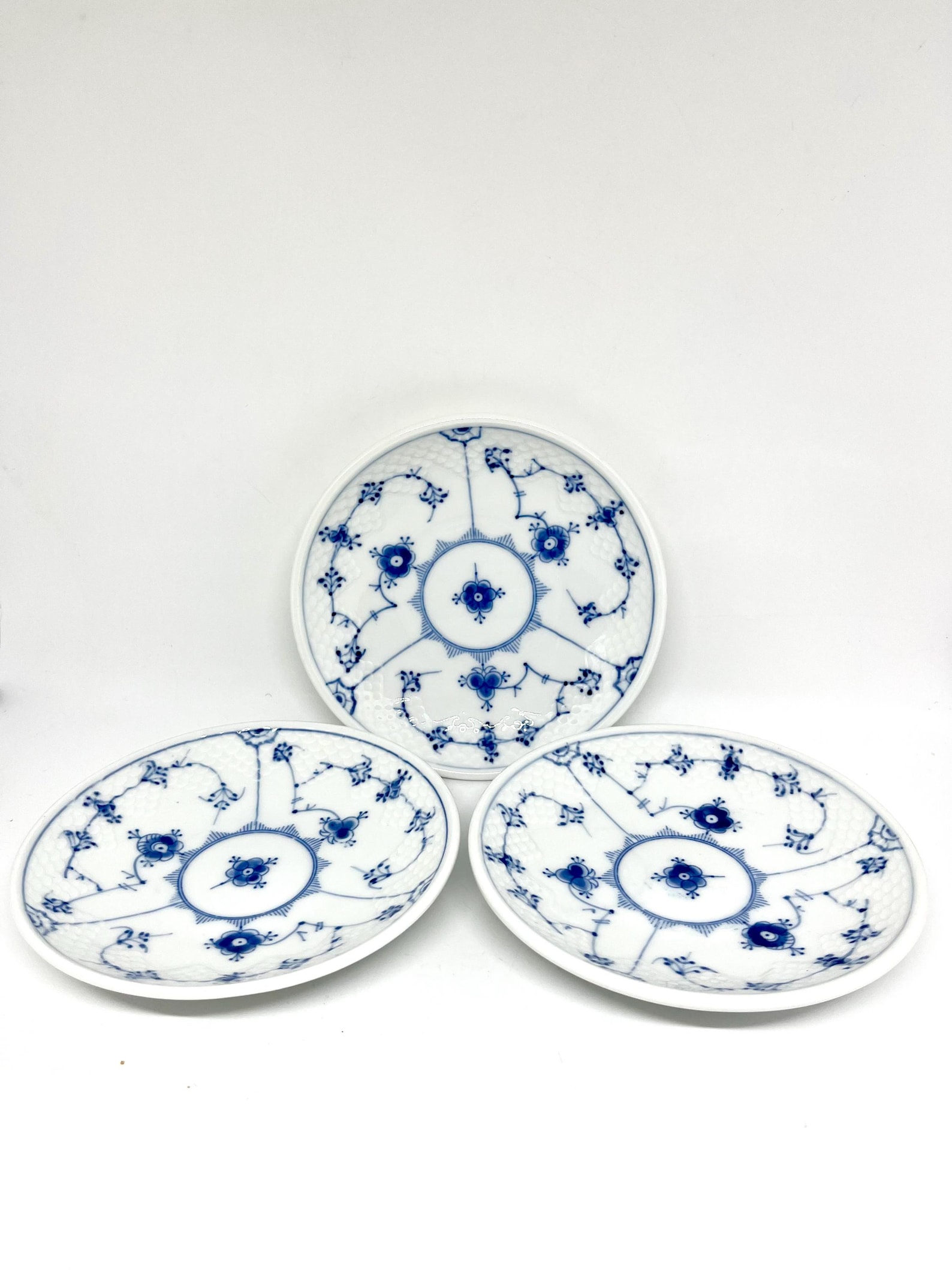 Bing and Grondahl Fluted Coffee Duo Sets, Rare Hand Painted Set of ...