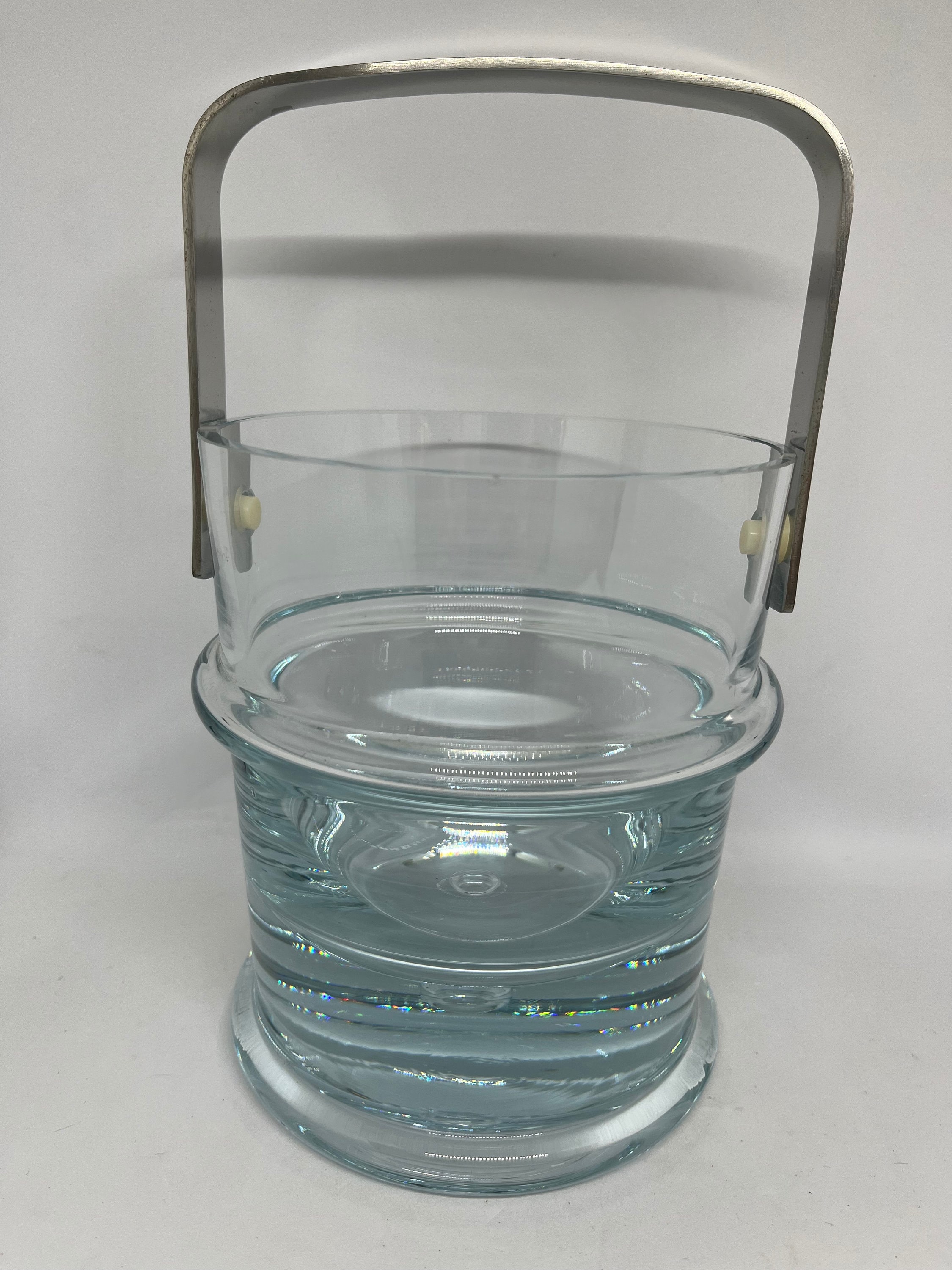 Holmegaard Ice Bucket, Regiment Series, Large MINT Blown Light Blue ...