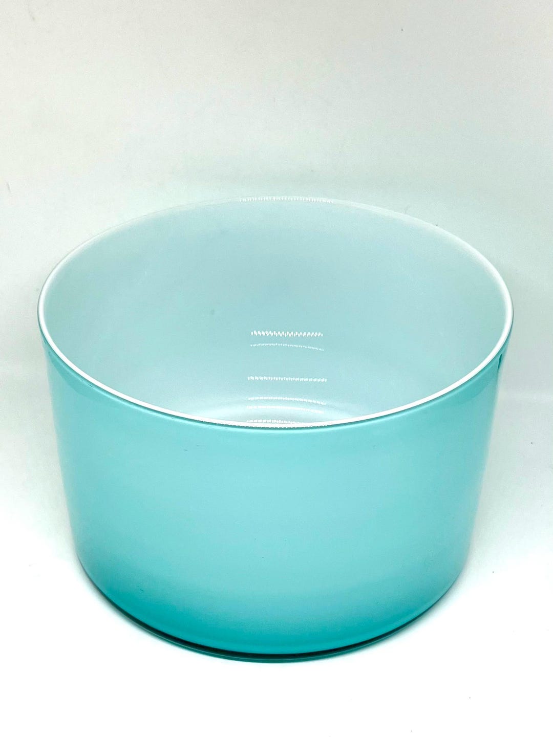 Holmegaard Palet Blue, EXTREMELY RARE Large Glass Bowl Ocean Blue and ...