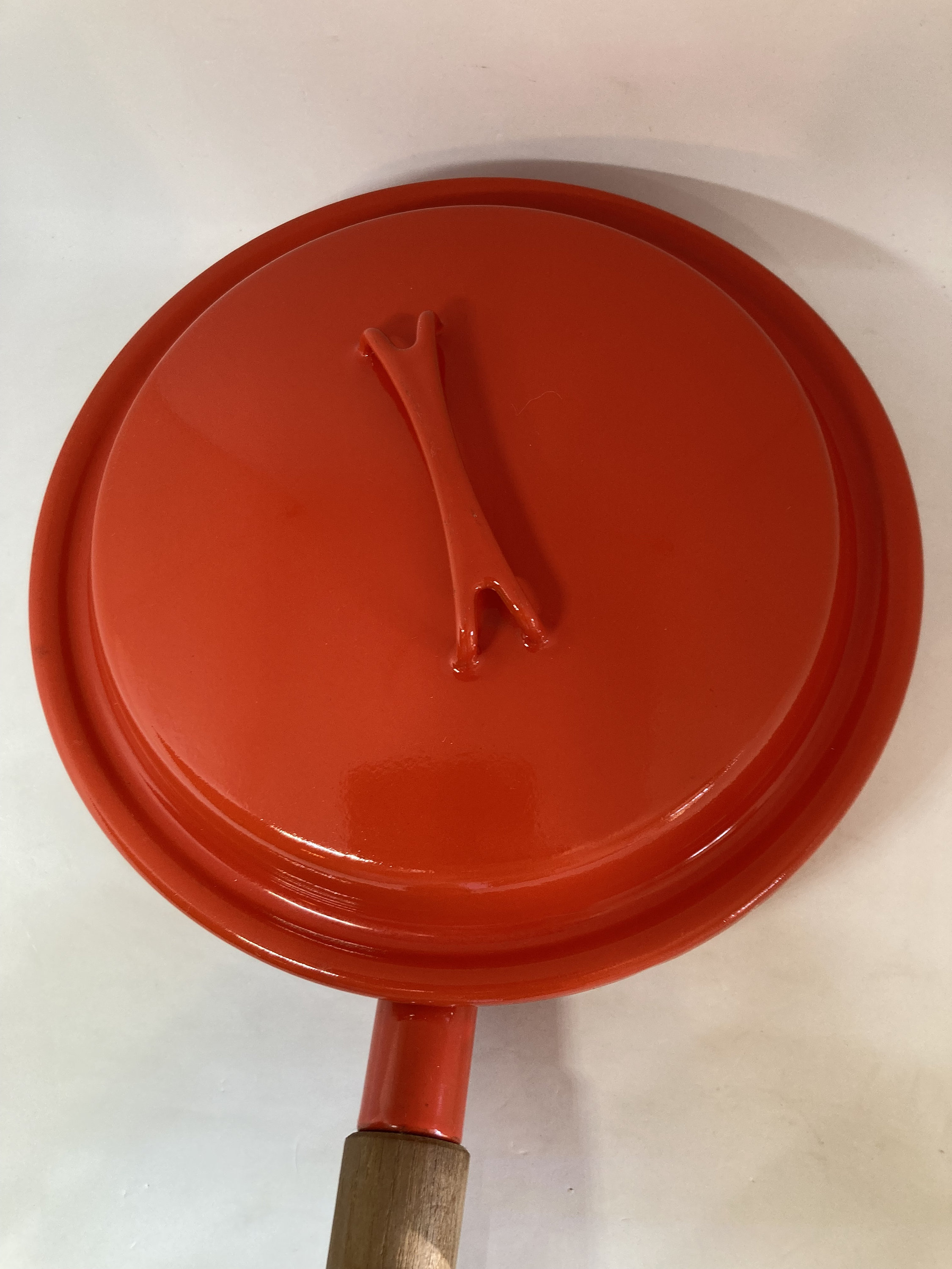Arabia Finel Original Red Enamel Large Steel Pan With Lid - Etsy