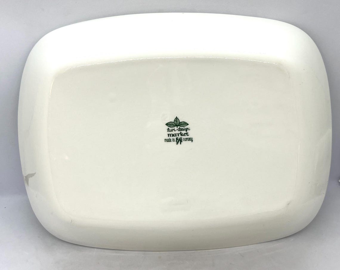 Figgjo Market Dish, Large MINT Condition Large Oval Deep Serving Dish ...