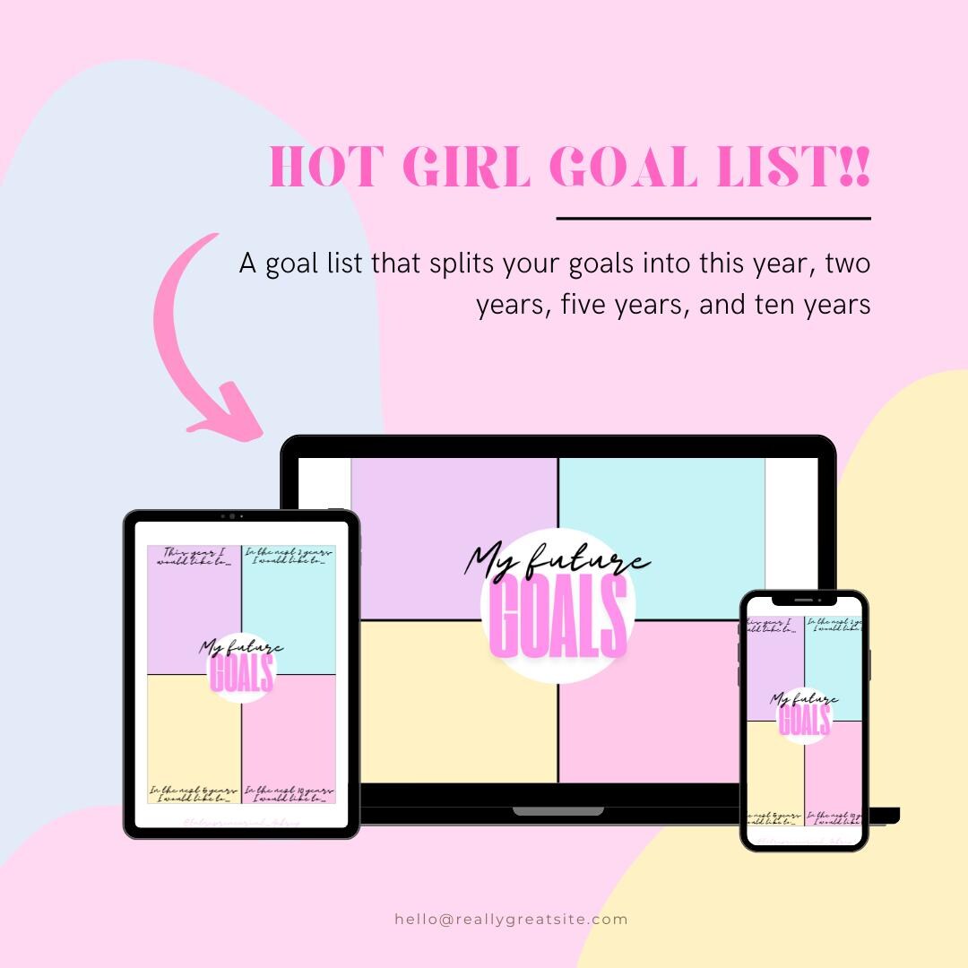 Ultimate Goal Planning Sheet | 1-year, 2-year, 5-year and 10-year Goal ...