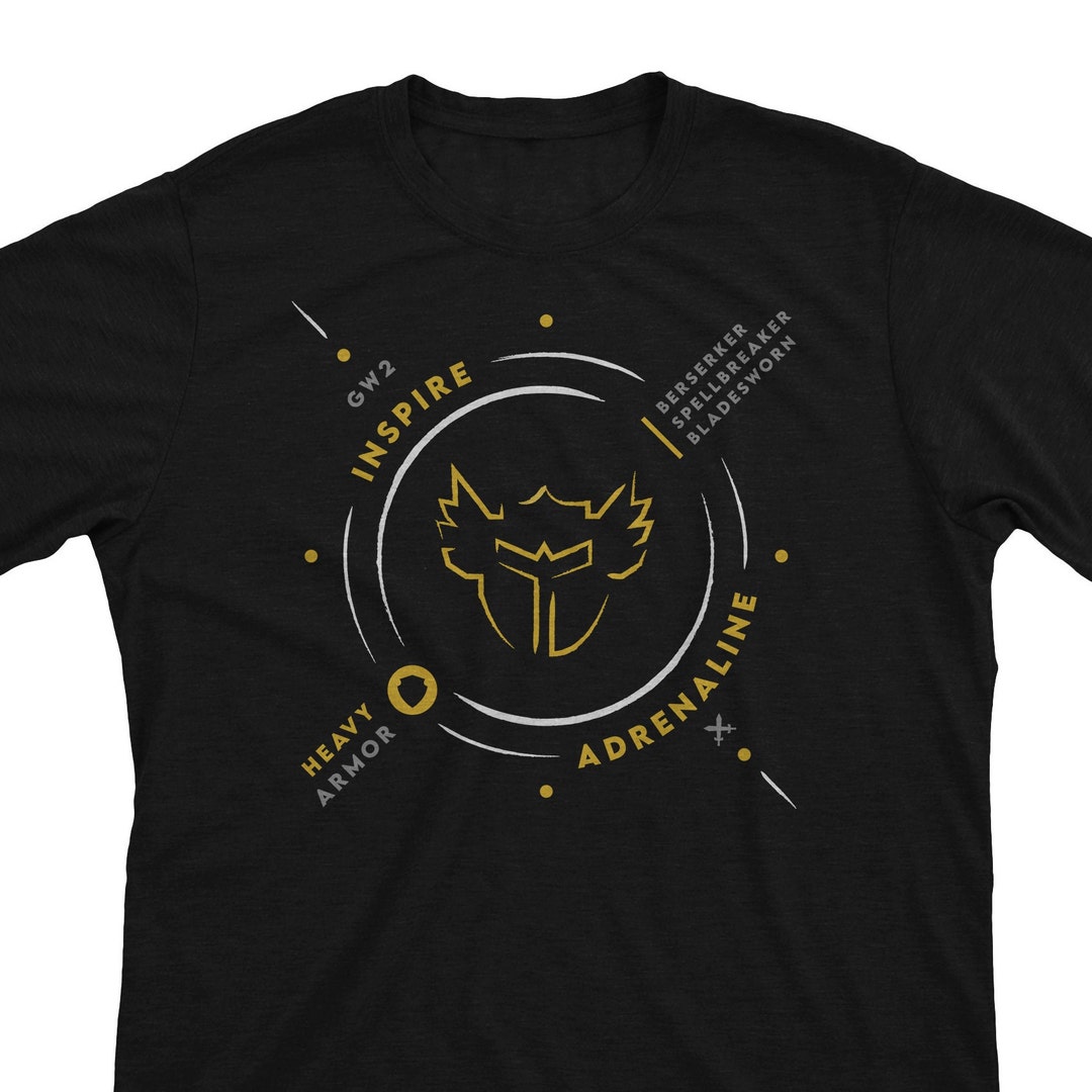 Warrior Life - GW2 Inspired Profession MMO Gamer Gift Unisex T-shirt or ...