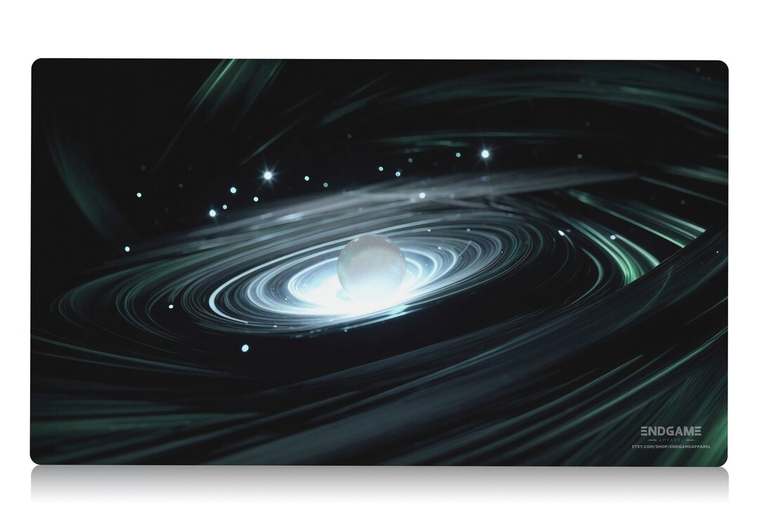 Iconic Adaptations Dark Hole Inspired Playmat 24x14 Yugioh Player Gift ...