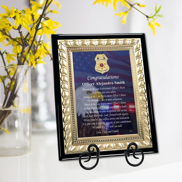 Law Enforcement Retirement Plaque - Etsy