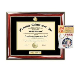 State Medical Board Certificate Frame Doctor Physician Certification ...