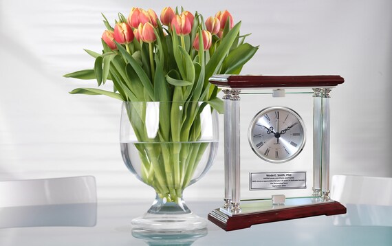 Personalized Clock Engrave Spinning 360 Degree Clocks - Etsy