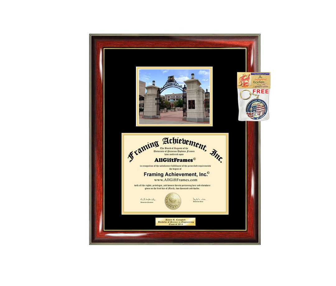 George Washington University Diploma Frame Large GWU Degree - Etsy