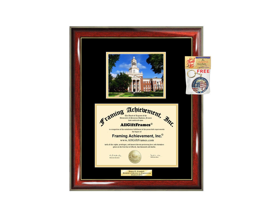 Baylor University Diploma Frame Degree Baylor University Big Campus ...