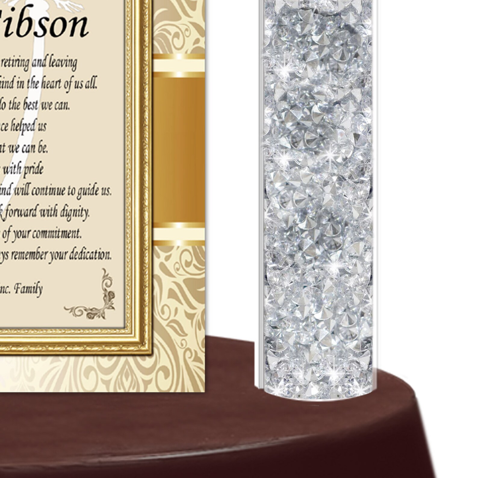 Unique Custom Plaque Desk Wood Engrave Personalise Etch Customized ...