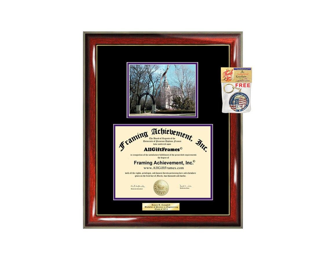 Northwestern University Diploma Frame Northwestern Campus School ...
