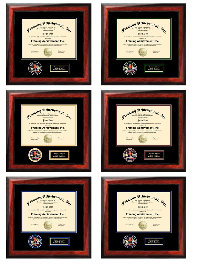 Shadow Box Medal Graduation College Diploma Frame High School ...