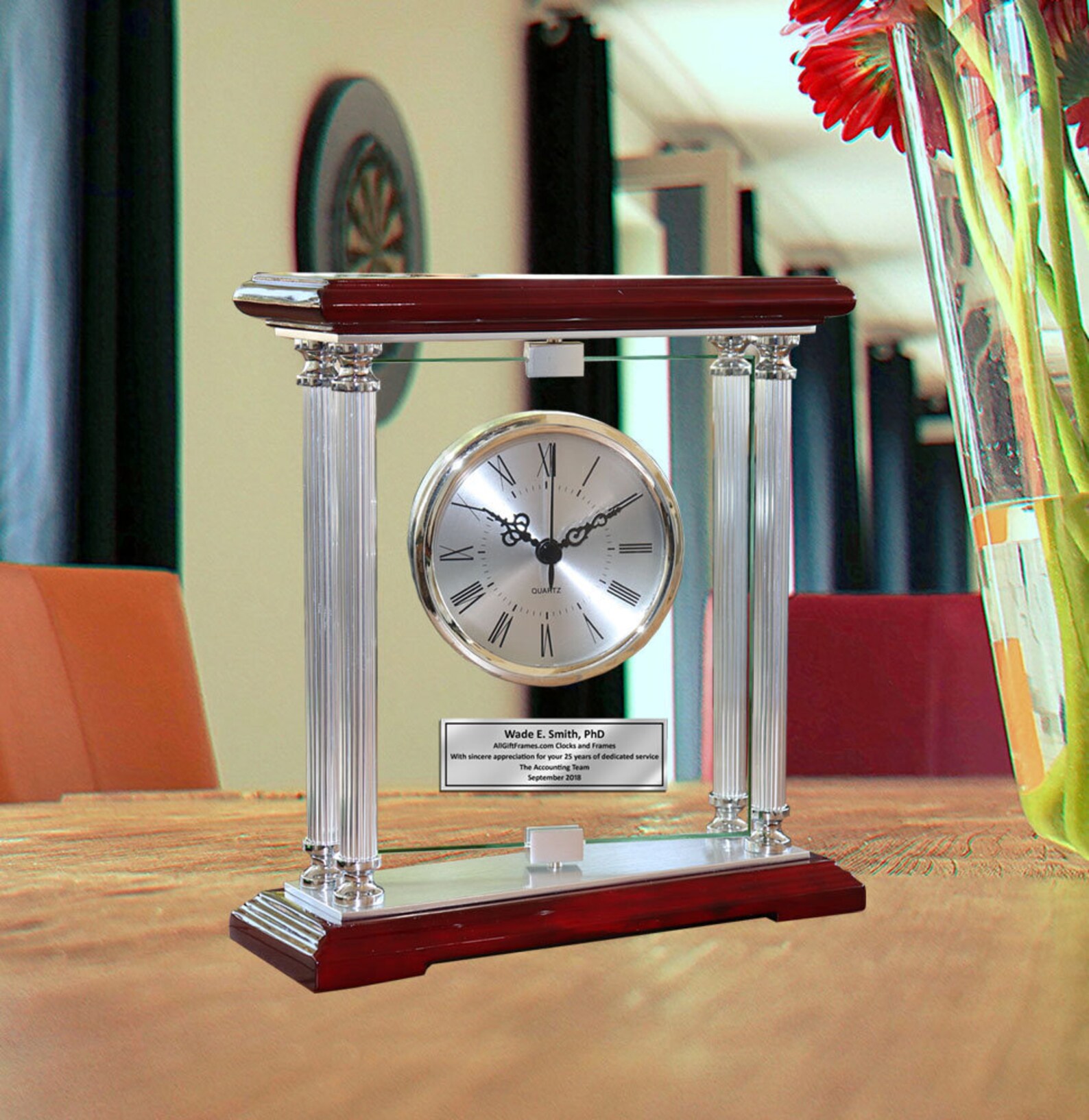 luxury-engrave-spinning-360-degree-clock-suspended-glass-metal-etsy