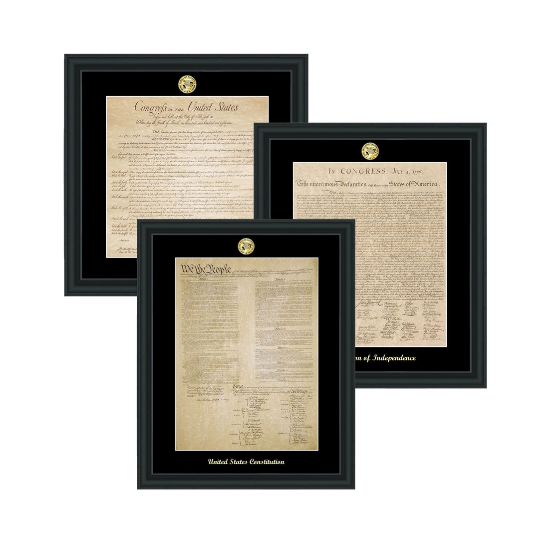 United States Constitution Bill of Rights Declaration of Independence ...