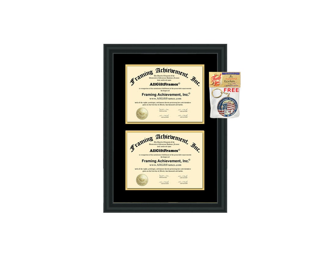 Dual Certificate Frame Degree License State Board Certification ...