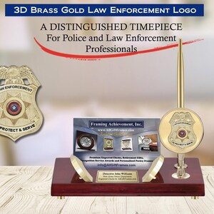 Personalize Desk Business Card Holder Name Display State Trooper ...