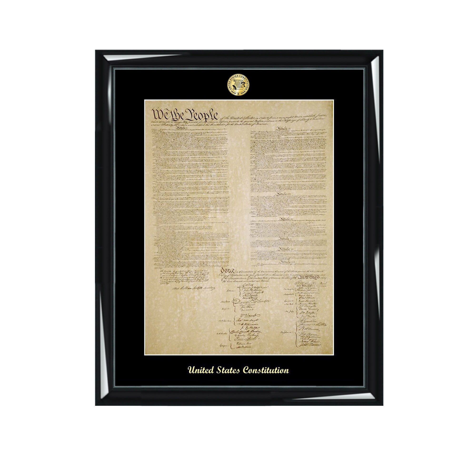 Constitution of the United States Antique Old Replica Parchment With ...